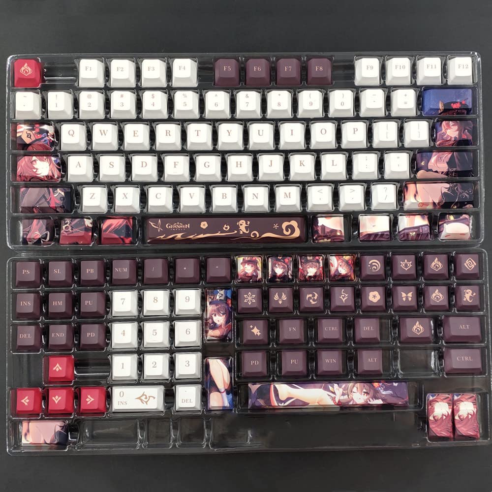Mua Benemate 104 + 33 keycap set, Genshin Impact Tutao, 5-side Dye ...
