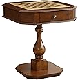Amazon.com: Acme Bishop 1-Drawer Wooden Game Table in Cherry : Home ...