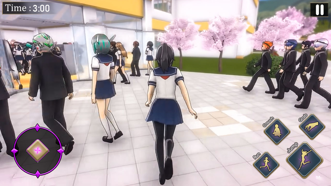 Sakura Anime High School Girl Life Simulator Games:Amazon.co.jp ...