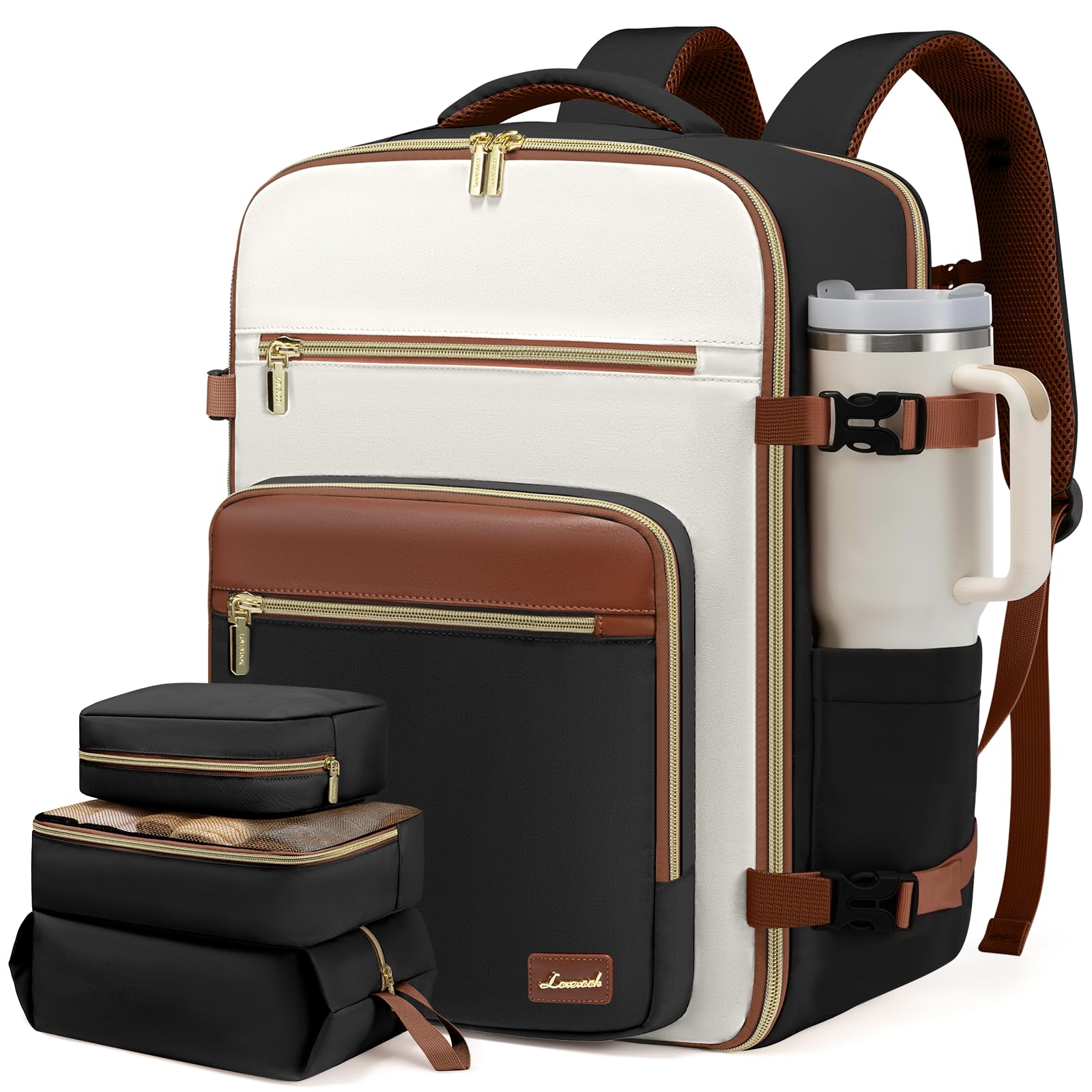 LOVEVOOK Travel Backpack For Women,40L Carry On Backpack Flight ...