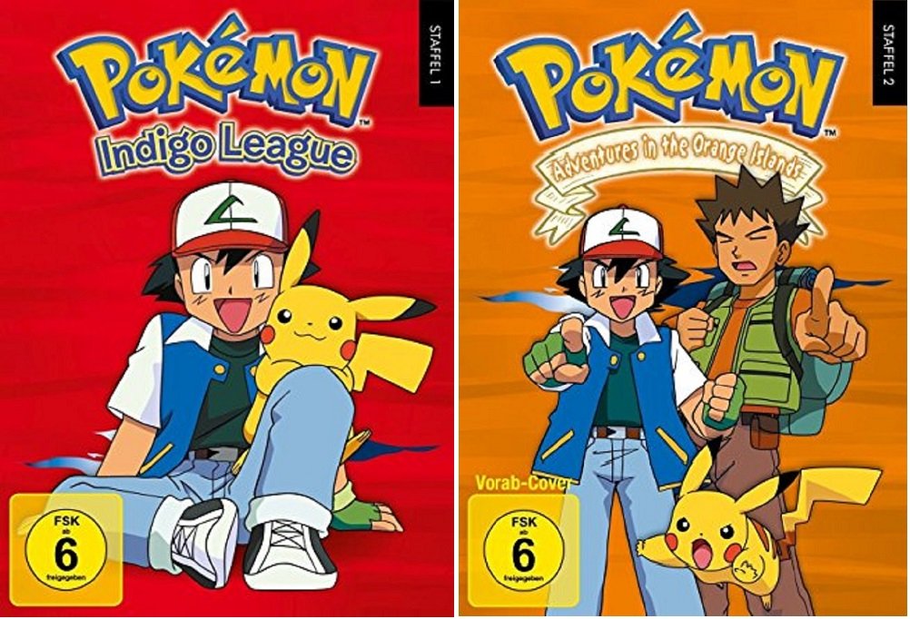 Pokémon Staffel 1+2 / DVD Box Set / Pokemon / Indigo Liga + Adventures ...