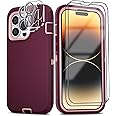 Amazon.com: COLDNICE for iPhone 14 Pro Max Case 6.7" with 2 Screen ...