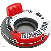 Amazon.com : Intex River Run Single Inflatable Lake Floating Water ...