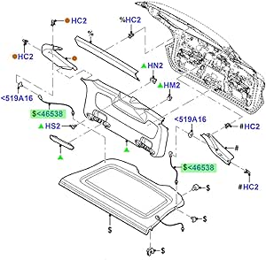 Amazon.com: Ford DV6Z5846538B - OEM Part: Automotive