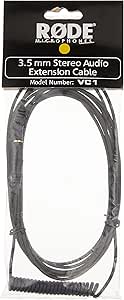 Amazon.com: RoDE Microphones VC1 Mini-Jack/3.5mm Stereo Extension Cable ...