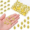 Amazon.com: 45 Pcs Tiny Resin Bees Small Plastic Bumble Bee Decor Honey ...