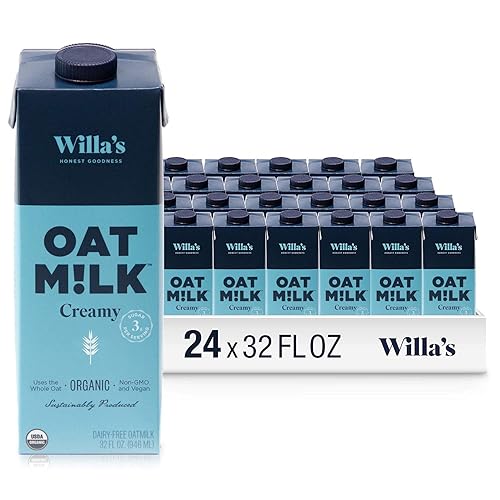 Willa’s Organic Oat Milk - Creamy, Plant Based & Shelf Stable Barista ...