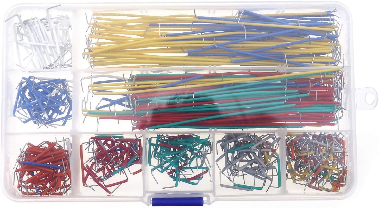 YINETTECH 560pcs Jumper Wire Kit 14 Lengths Assorted Preformed ...