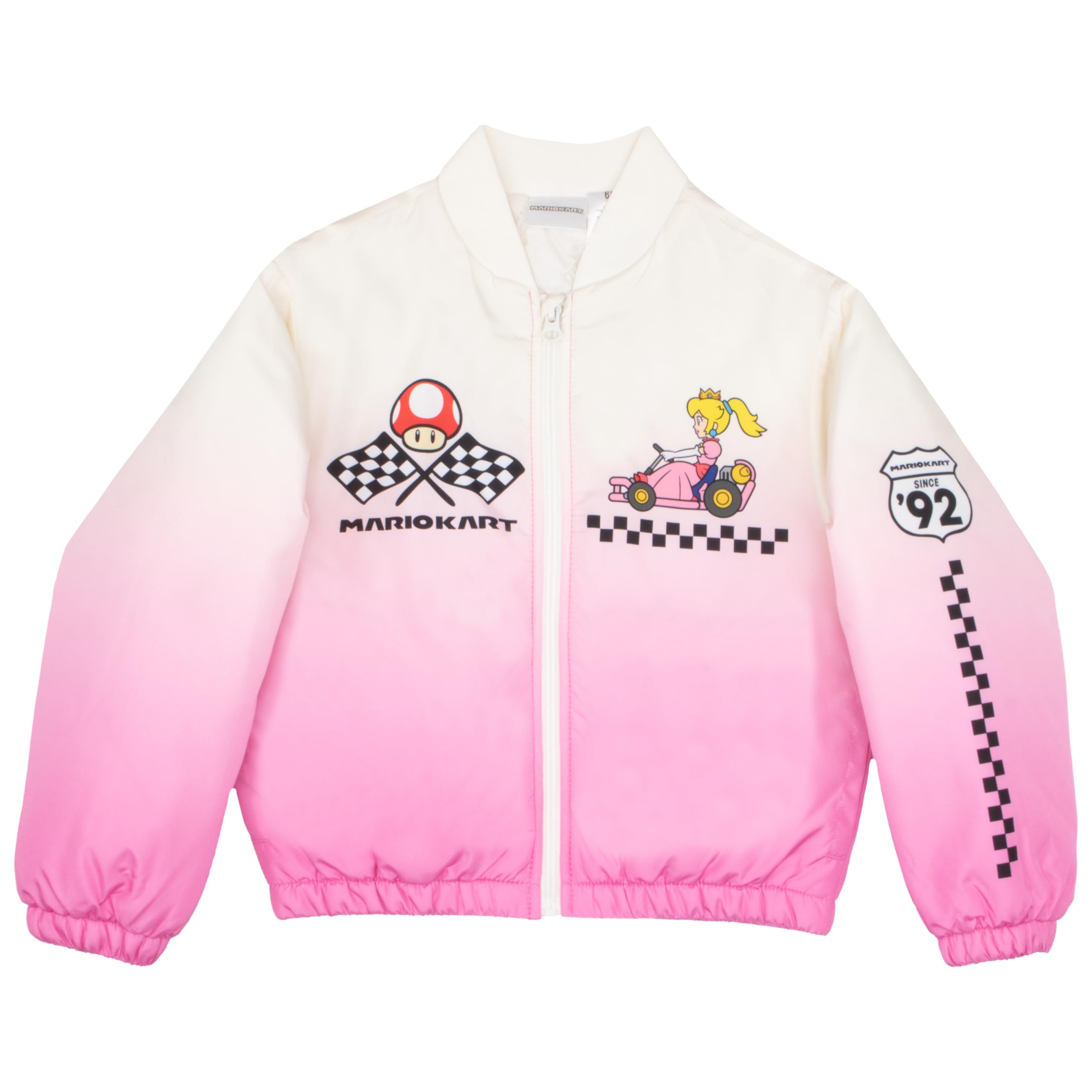 Nintendo Mariokart Princess Peach Girls Varsity Bomber Jacket - Zip-Up ...