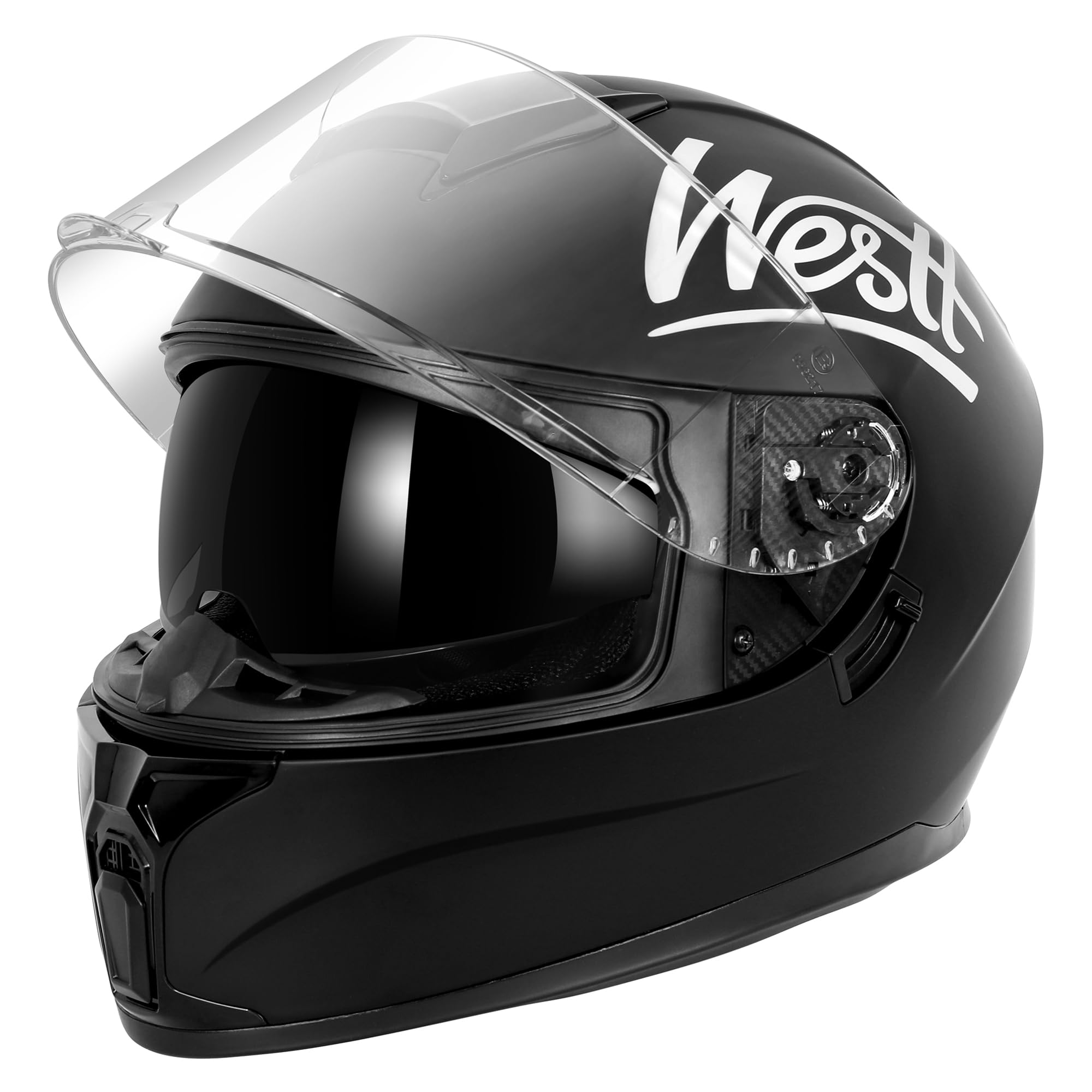 Westt Motorcycle Helmets Full Face Helmets - Street Bike Helmet with ...