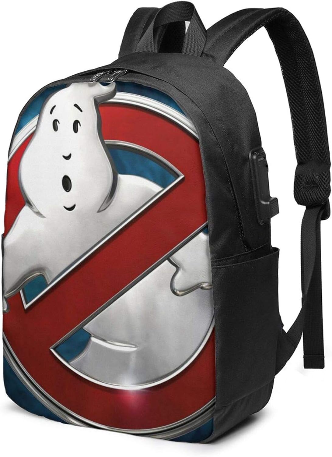 Cartoon Movie Ghostbusters Backpack Business Travel School with USB ...