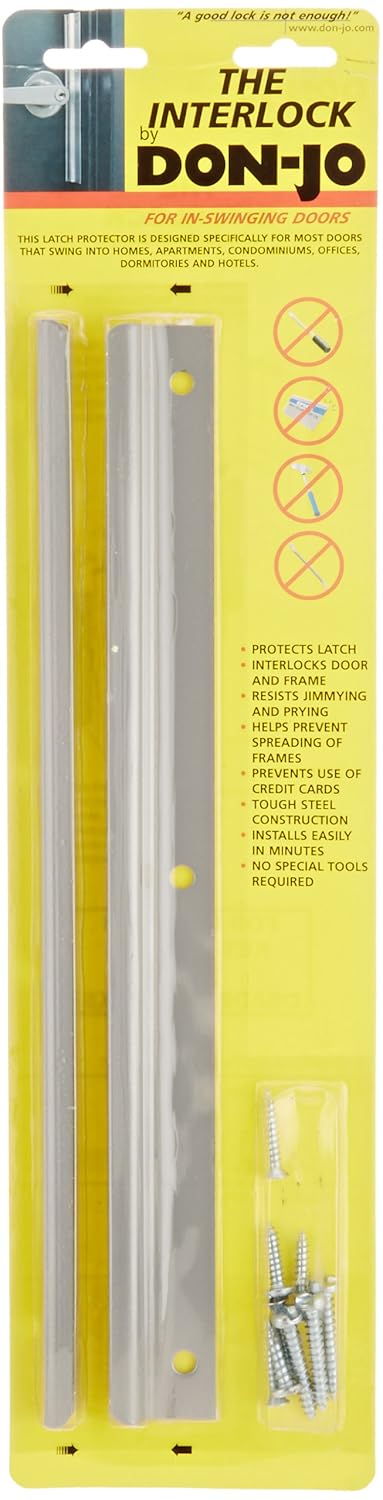 Don-Jo ILP 212 14 Gauge Steel Inswinging Door Interlock Latch Protector ...