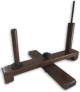 Amazon.com: Folding Double Flute Stand Solid Walnut (C Flute-Piccolo ...