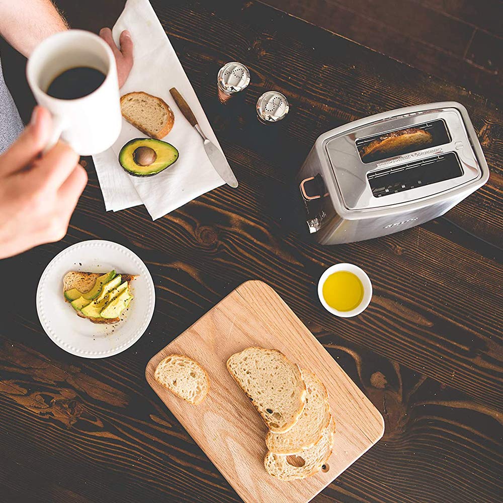 Mua Crux 2 Slice Stainless Steel Toaster, Extra Wide Slots, Quick ...
