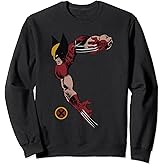 Amazon.com: Marvel X-Men Wolverine Upper Body Cropped Shot Vintage Tank ...