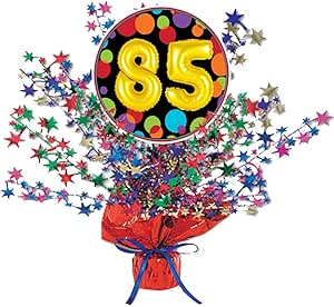 Amazon.com: 85th Birthday Balloon Centerpiece (Each) by Partypro ...
