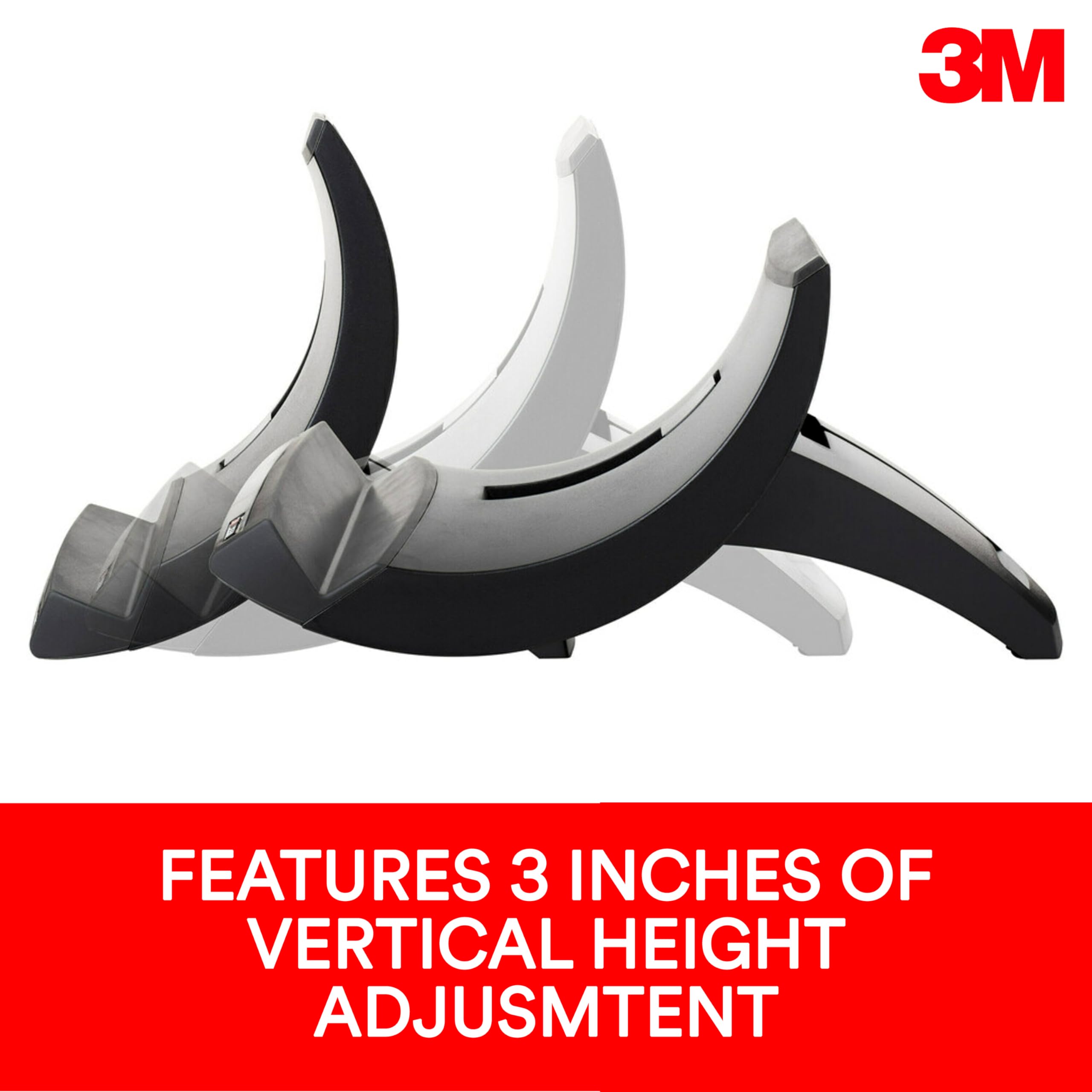 3M Laptop Stand, Raise Screen Height To Reduce Neck Strain, Vertical ...