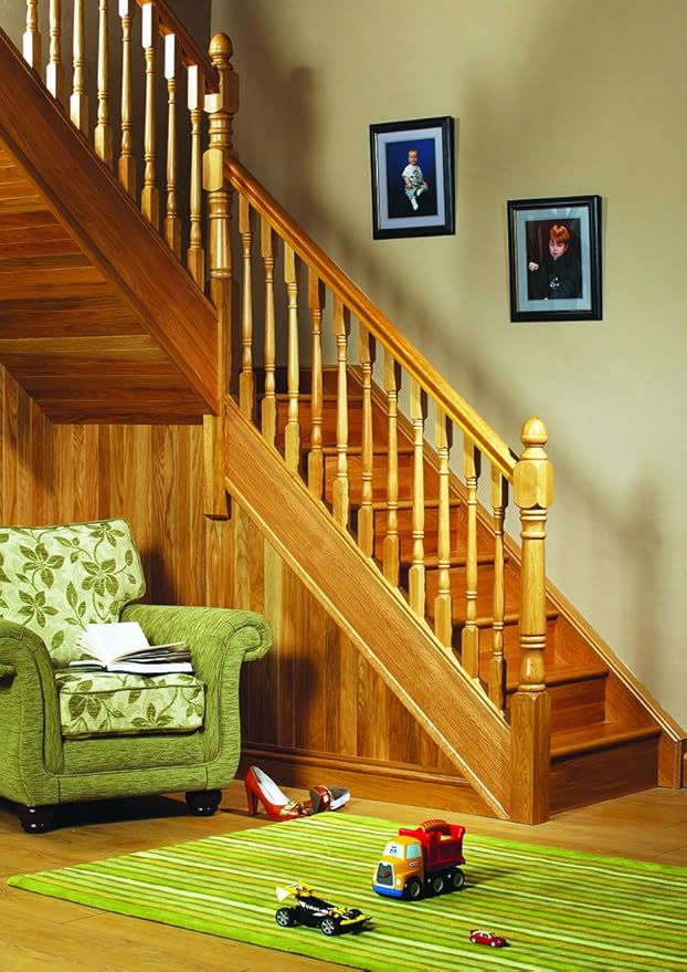 Tread Stair Refurbishment kit - Oak - Prefinished (25 pieces): steps ...