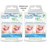 Creadent© Kit per sostituire provvisoriamente un dente mancante: Amazon ...
