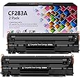 Amazon.com: DrPrint CF283A Black Toner Cartridge Replacement for HP 83A ...