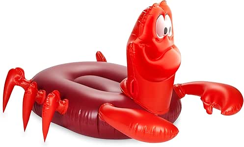 Amazon.com: Disney Sebastian Pool Float - The Little Mermaid: Kitchen ...