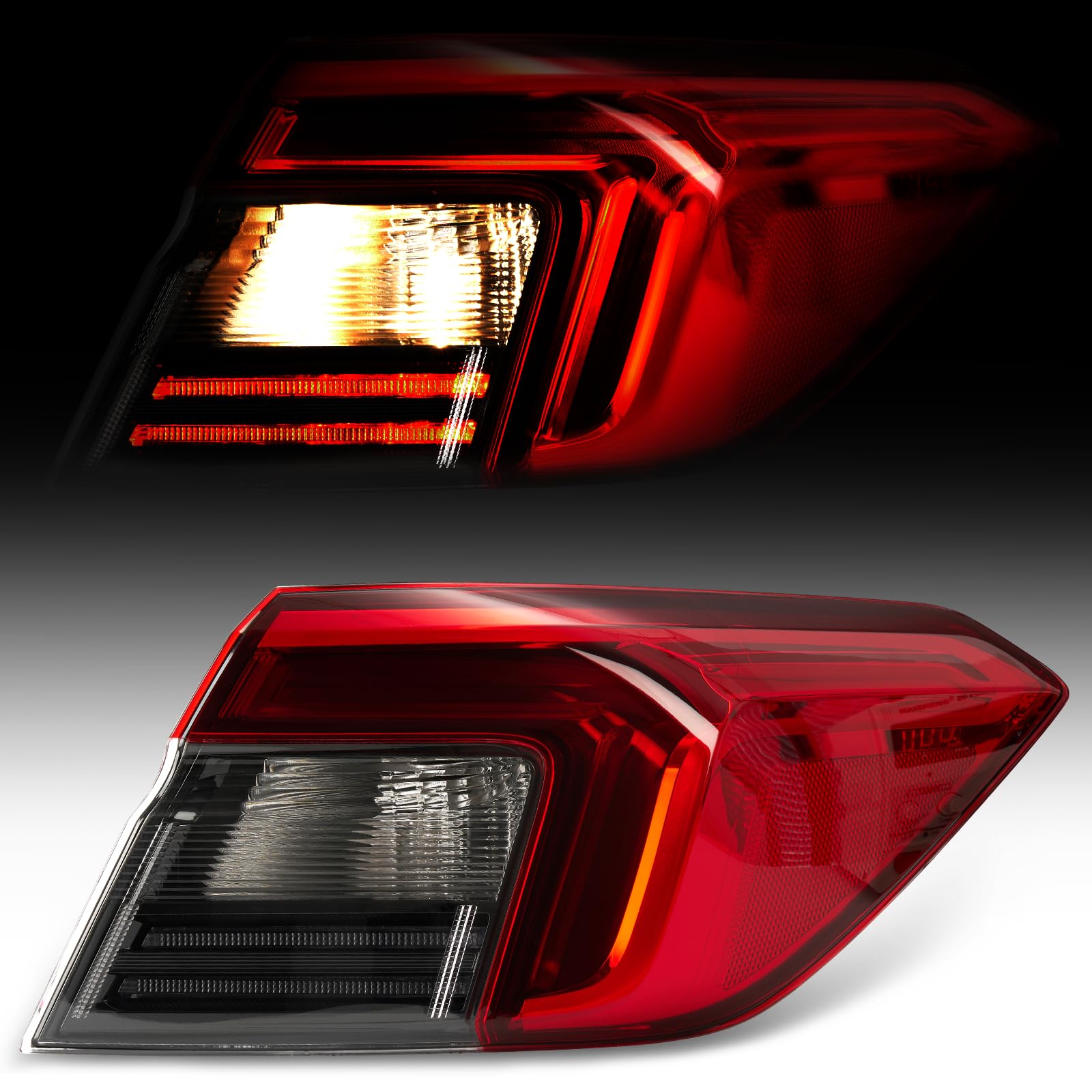 WonVon OE Factory Style Outer Tail Light Compatible for 2022 2023 Honda ...