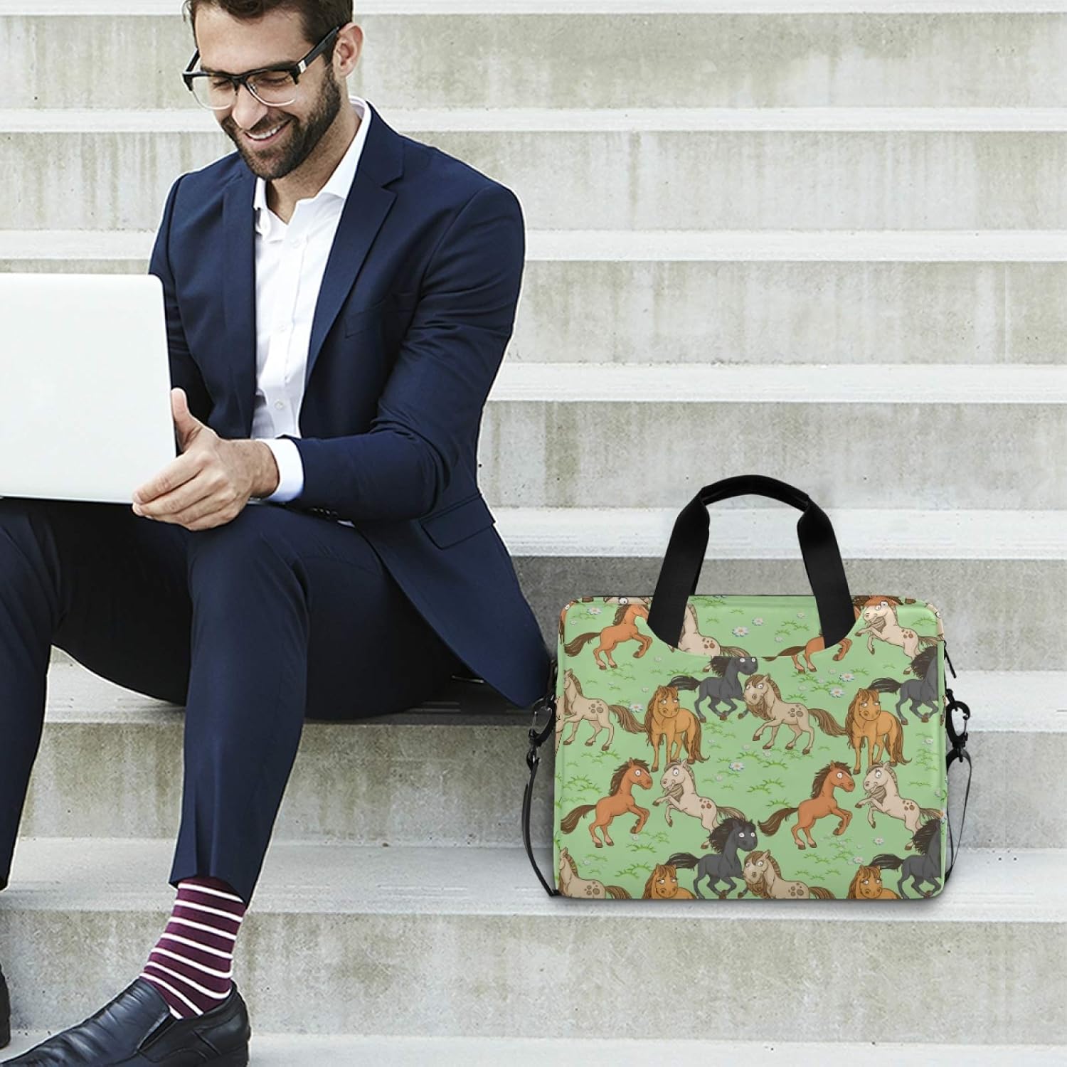 Computer Carrying Case for Adult Kids Laptop Bag Cartoons Computer Bags ...