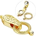 Amazon.com: OHINGLT Fold Over Magnetic Necklace Clasps and Closures 18K ...