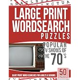 Large Print Wordsearches Puzzles Popular TV Shows of the 60s: Giant ...
