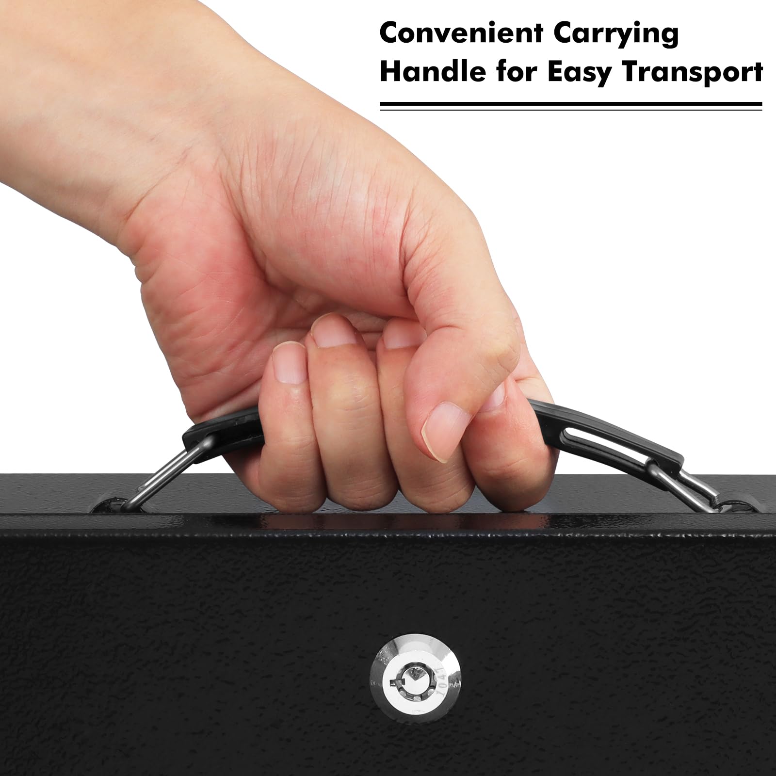 Mua KYODOLED Fireproof Document Box with Key Lock, Small Lock Boxes for ...
