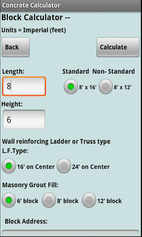 Concrete Calculators:Amazon.com:Appstore for Android