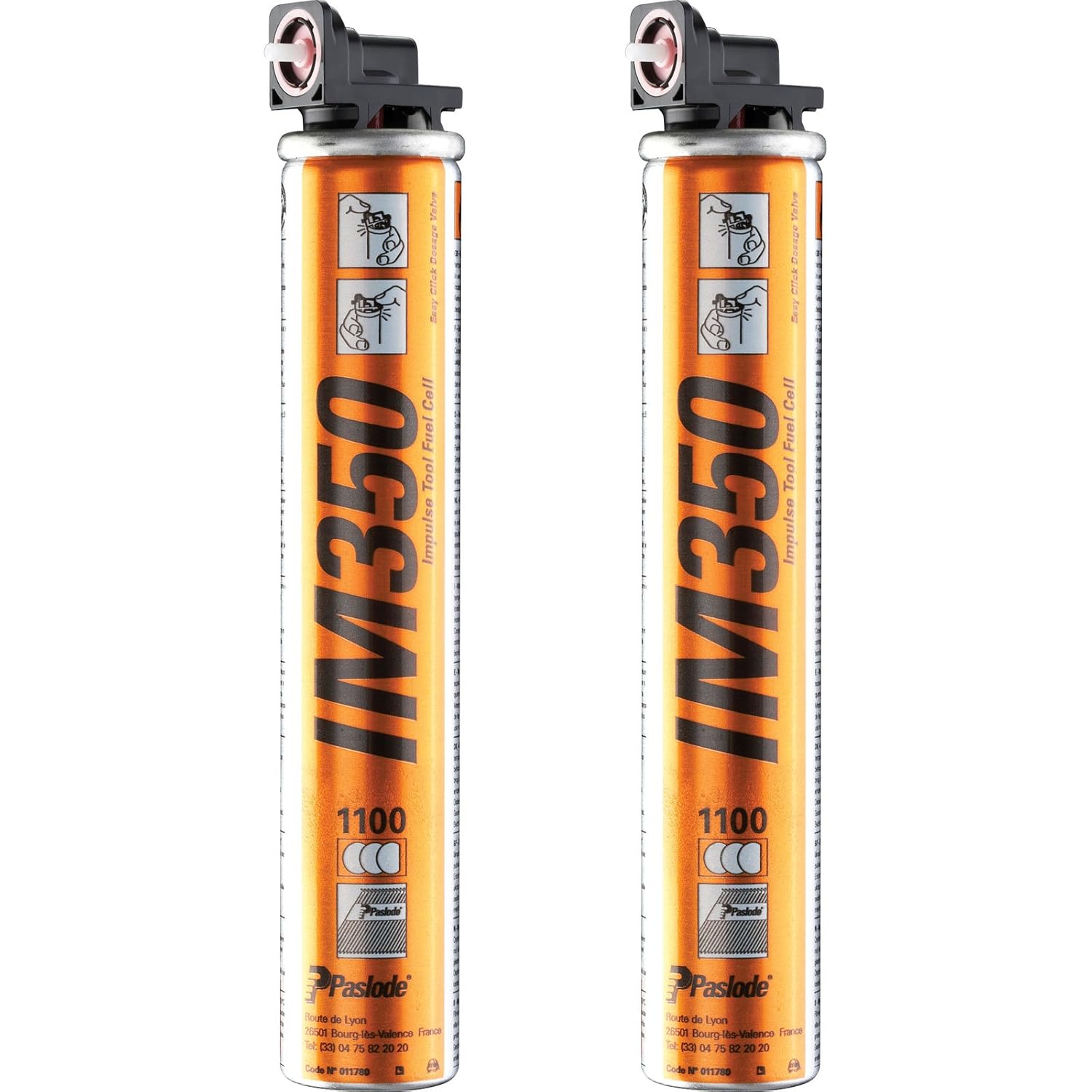 Precise Engineered Paslode Standard Pink Gas Fuel Cell [Pack of 2] for ...