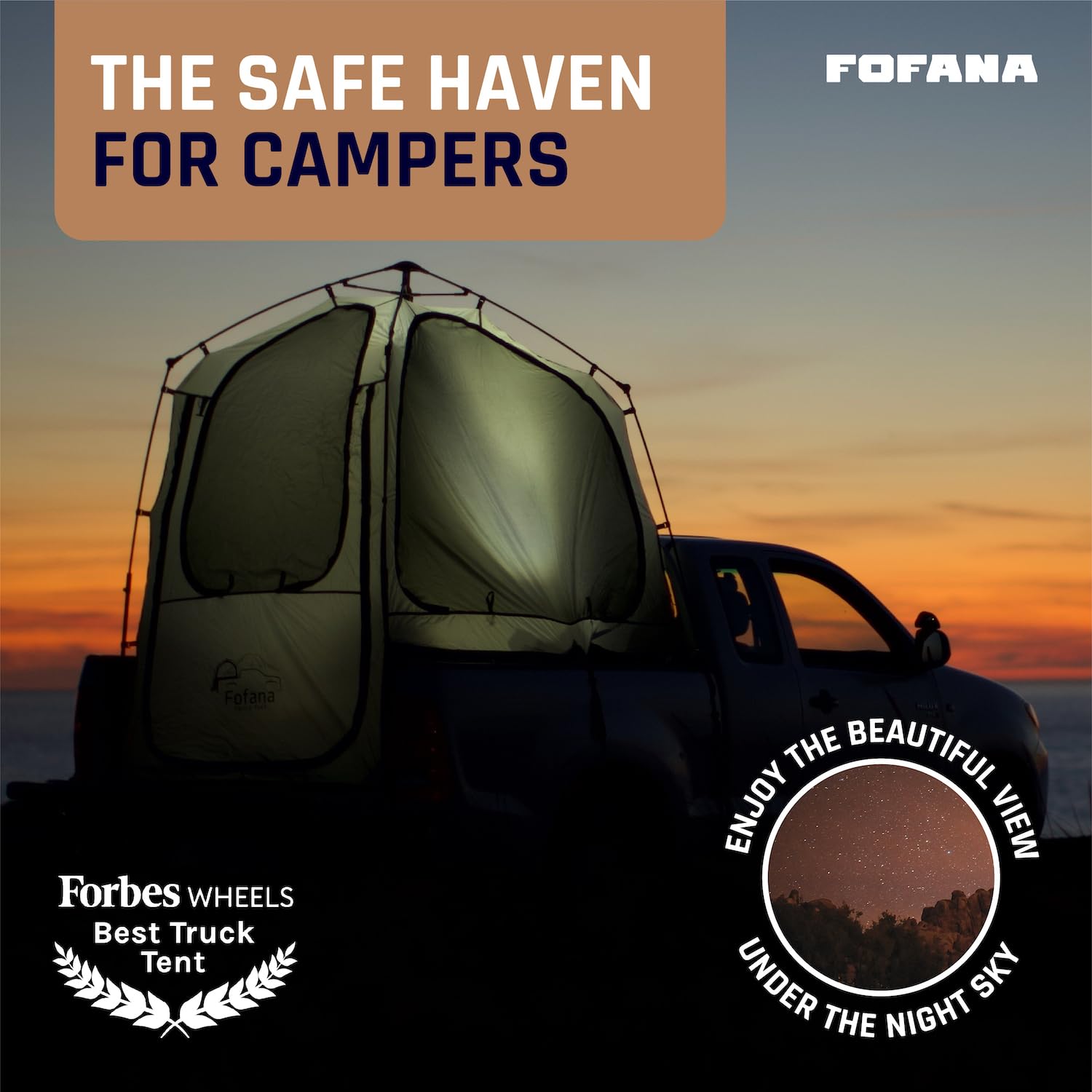 Truck Camping Caping Tent,Truck Bed Tent Autoatic Setup - Pickup Truck ...