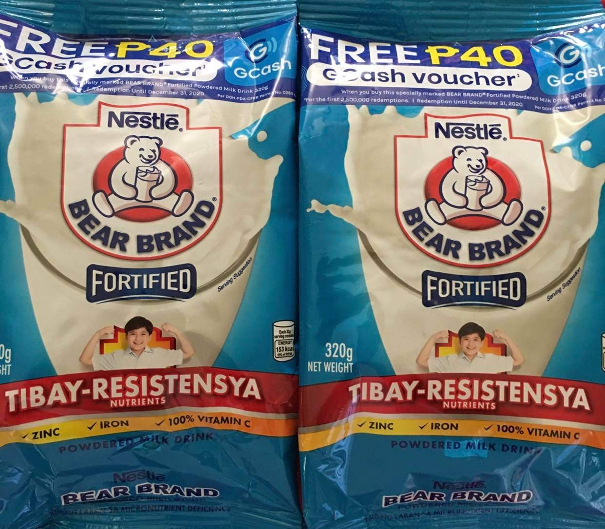 2 X 300 Grams Bear Brand Fortified Powdered Milk Drink W/Iron, Zinc ...