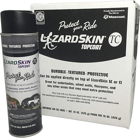 Amazon.com: Lizard Skin 3010.1 Top Coat Aerosol 15 oz: Automotive