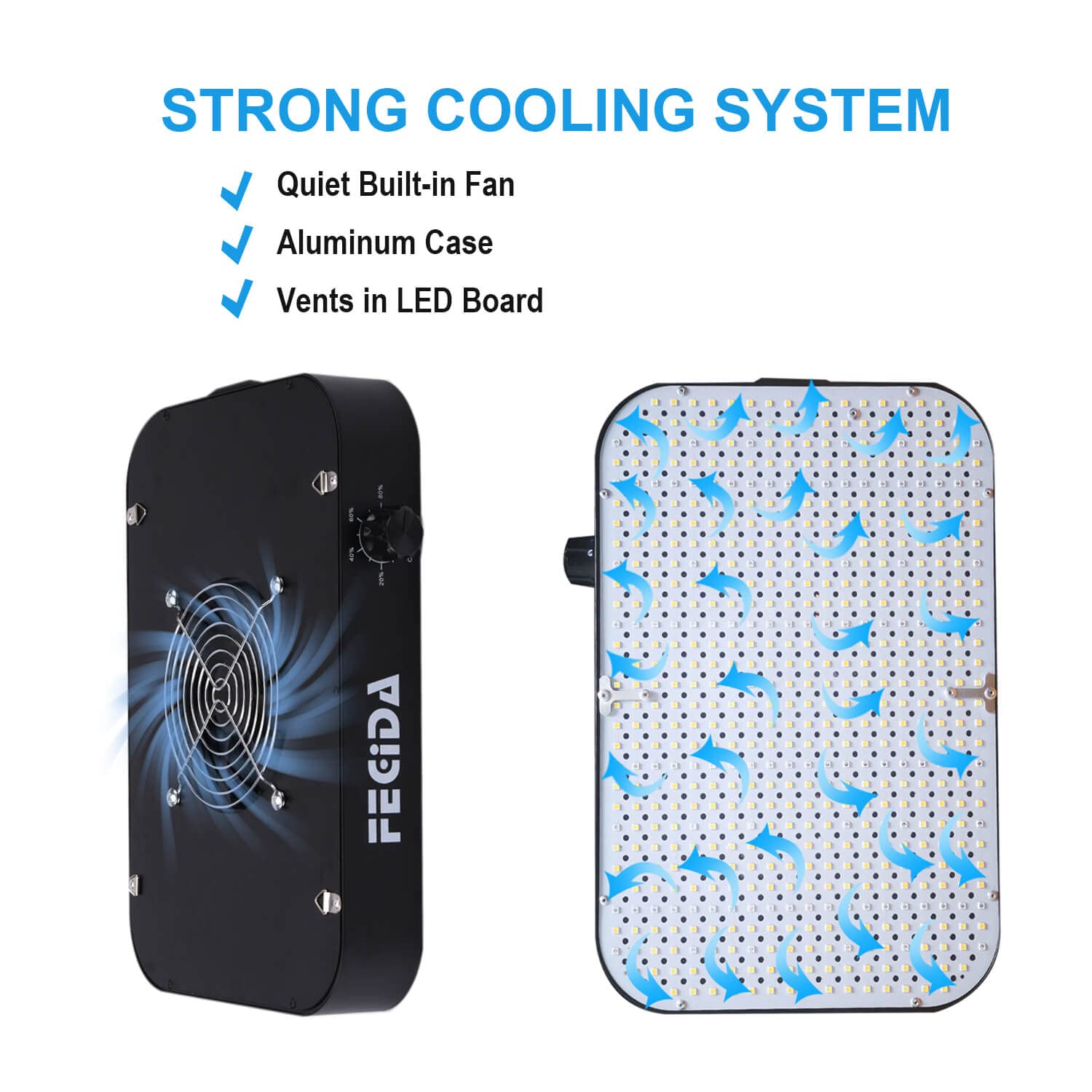 Mua FECiDA 600W Equivalent LED Grow Light, 65W True Power Full Spectrum ...