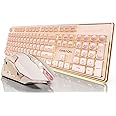 Amazon.com: SEUNKWANG EWEADN V3 Wireless Keyboard and Mouse with Single ...