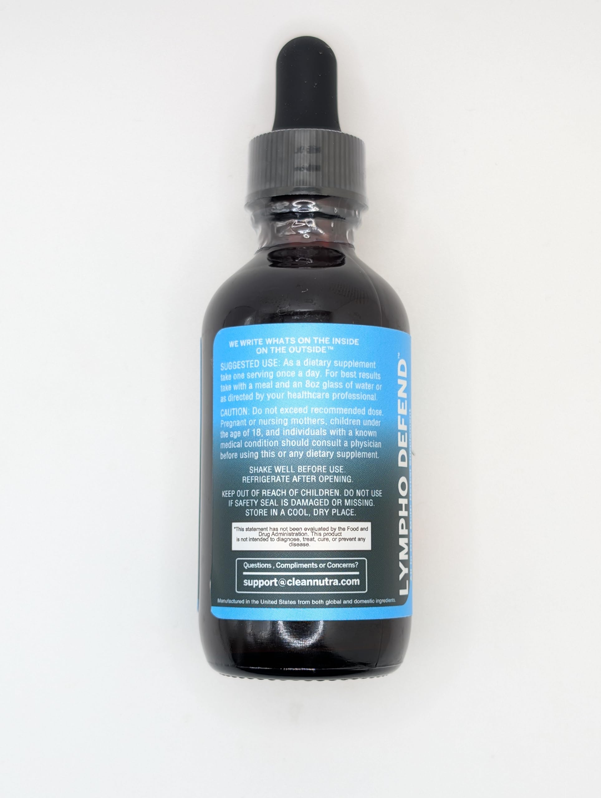 Organic Lymphatic Drainage Drops Supplement With Burdock Root Echinacea ...