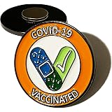 Amazon.com: COVID Vaccine Pin - I've Been COVID Vaccinated Pin - Blue ...