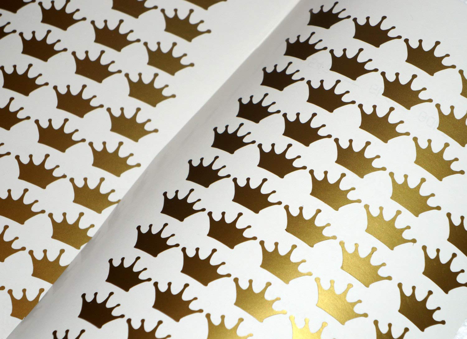 Amazon.com: 50 Crown Stickers, Vinyl Crowns, Many Colors Available ...