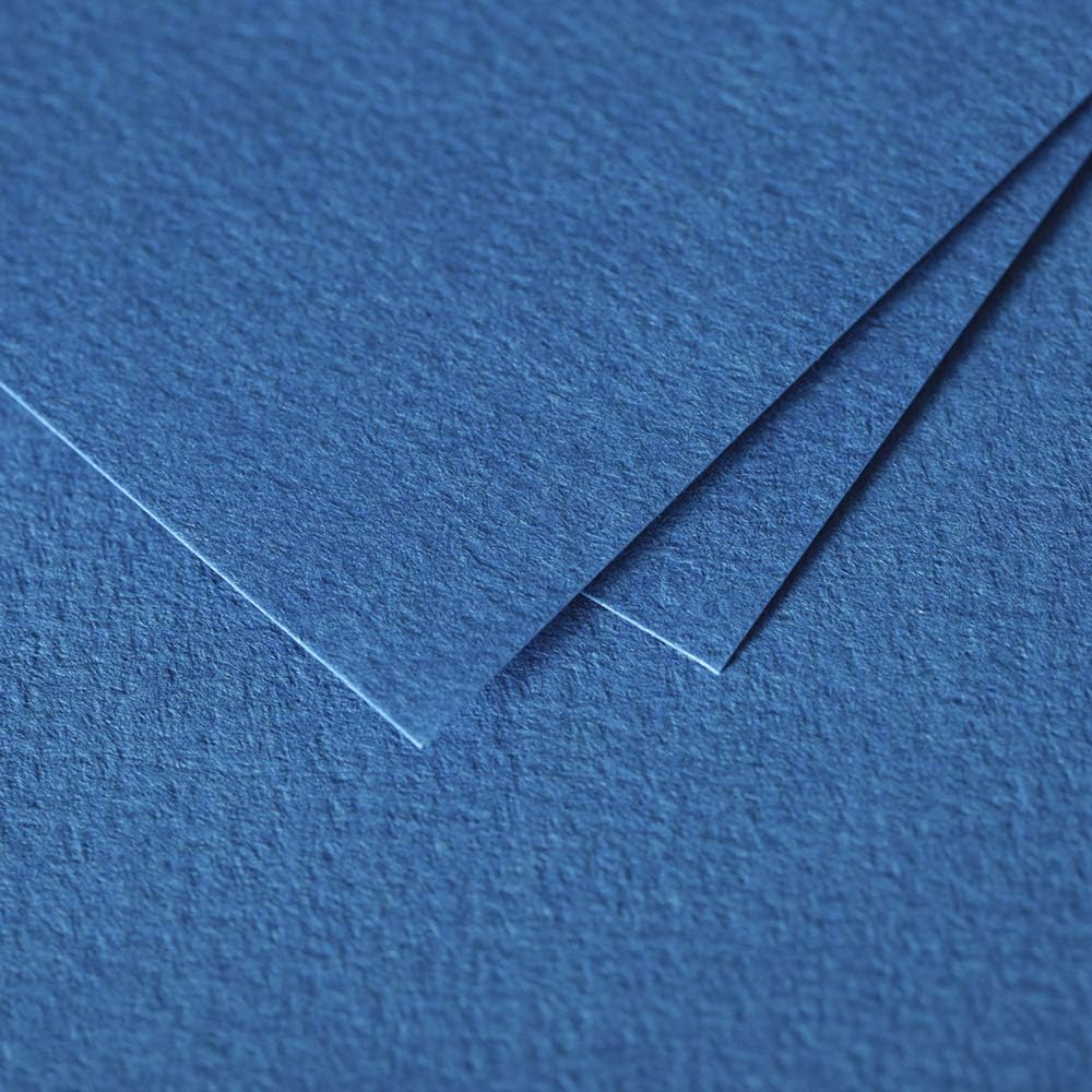 Clairefontaine Grained Paper, A4, 210 gsm – Sky Blue, 25 Sheets – BigaMart