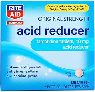 Amazon.com: Rite Aid Acid Reducer, Original Strength Famotidine Tablets ...