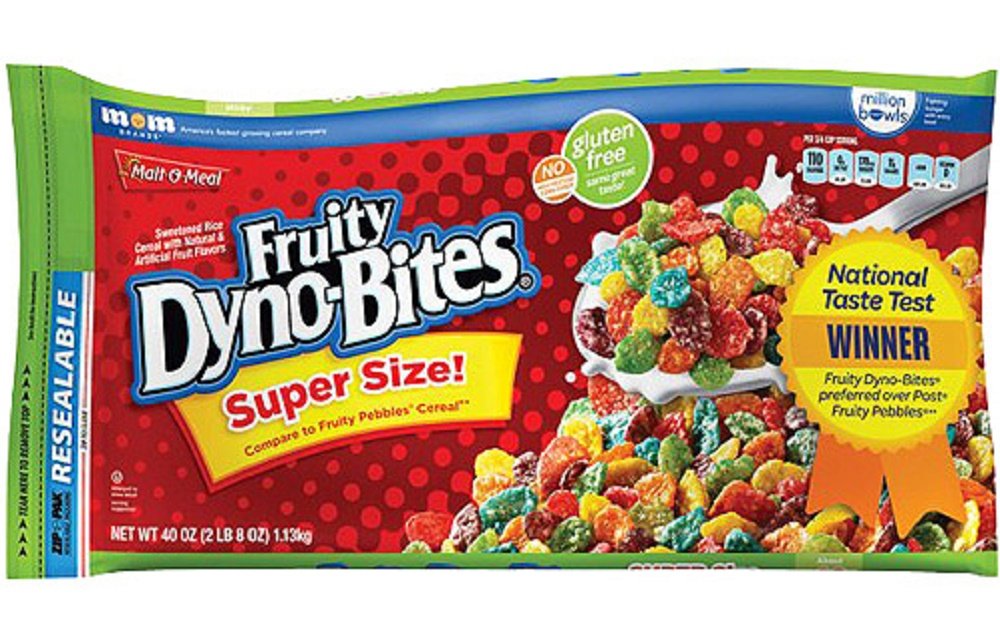 Amazon.com: Malt-O-Meal, Dyno-Bites Fruity Cereal, 40oz Bag (Pack of 4 ...