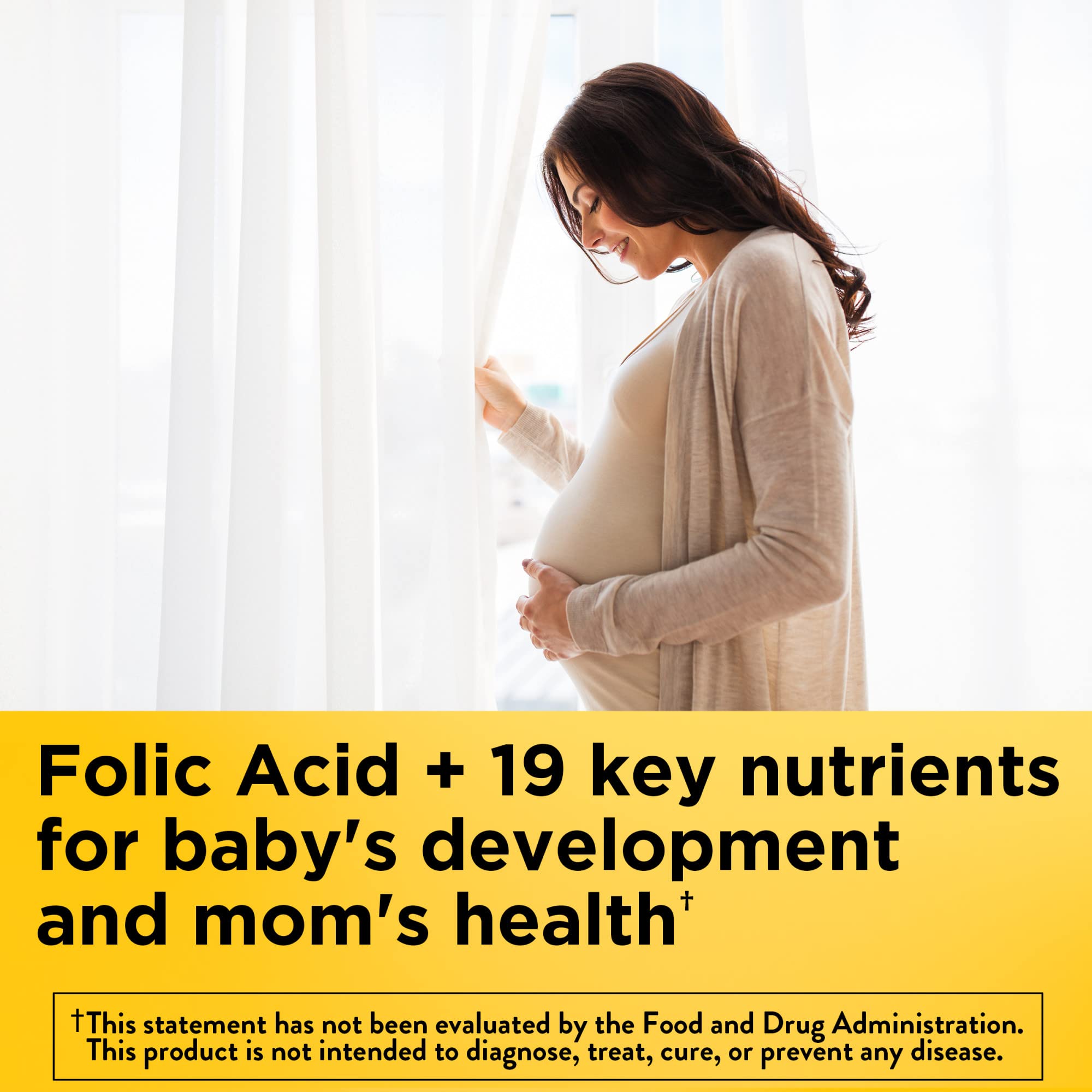 Nature Made Prenatal with Folic Acid + DHA, Prenatal Vitamin and ...