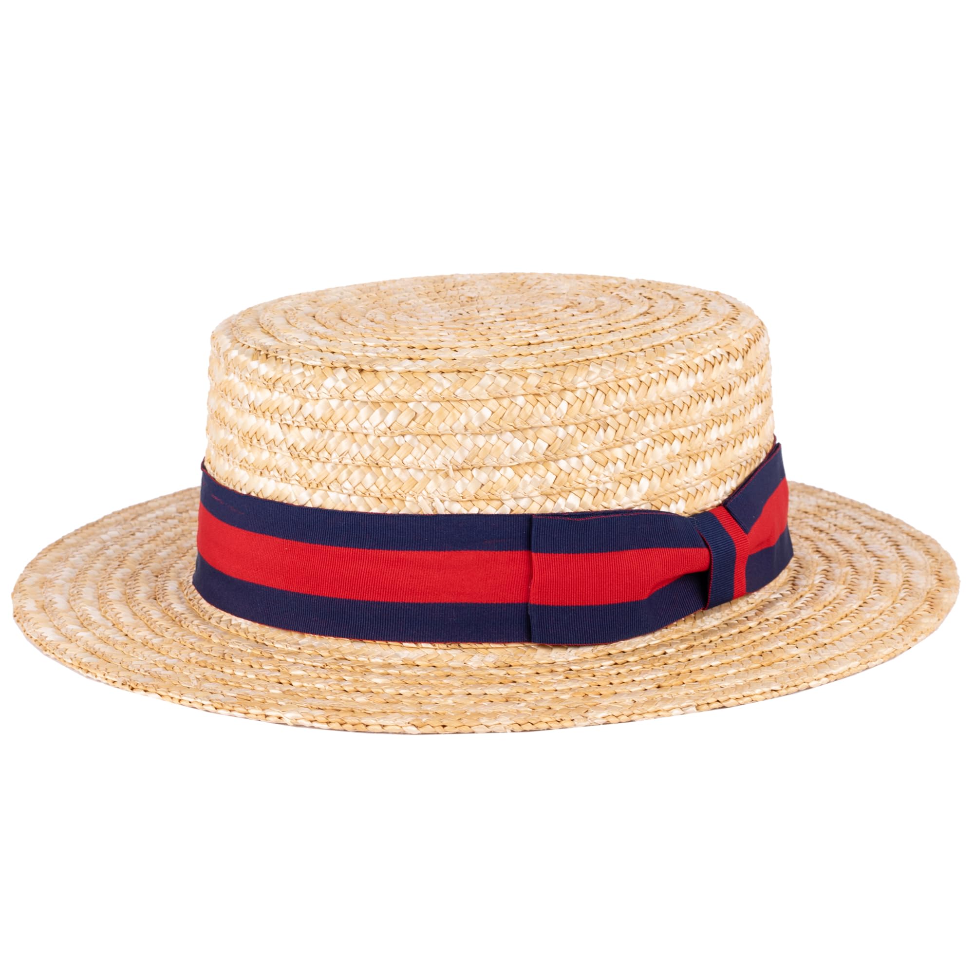 Mua ZAKIRA Classic Straw Boater Hat Handmade from Natural Straw trên ...