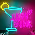 Amazon.com: Happy Hour Neon Sign Cocktails Happy Hour Neon Sign for ...