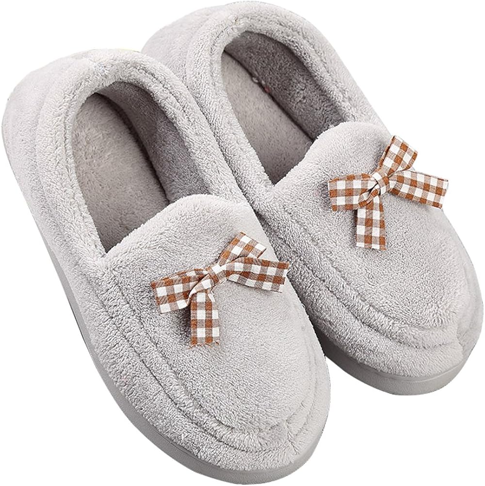 ToullGo Chaud Pantoufles, Chaussons Peluche, Chaussons pour Femme, Doux ...