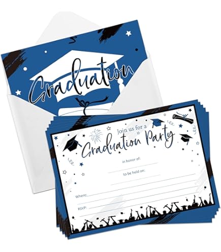 Invitaciones De Graduacion De Walgreens 2016 Amazon.com: FujLoy 20