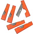 Amazon.com : Derma-safe Folding Utility Survival Knife (5-pack) Orange ...