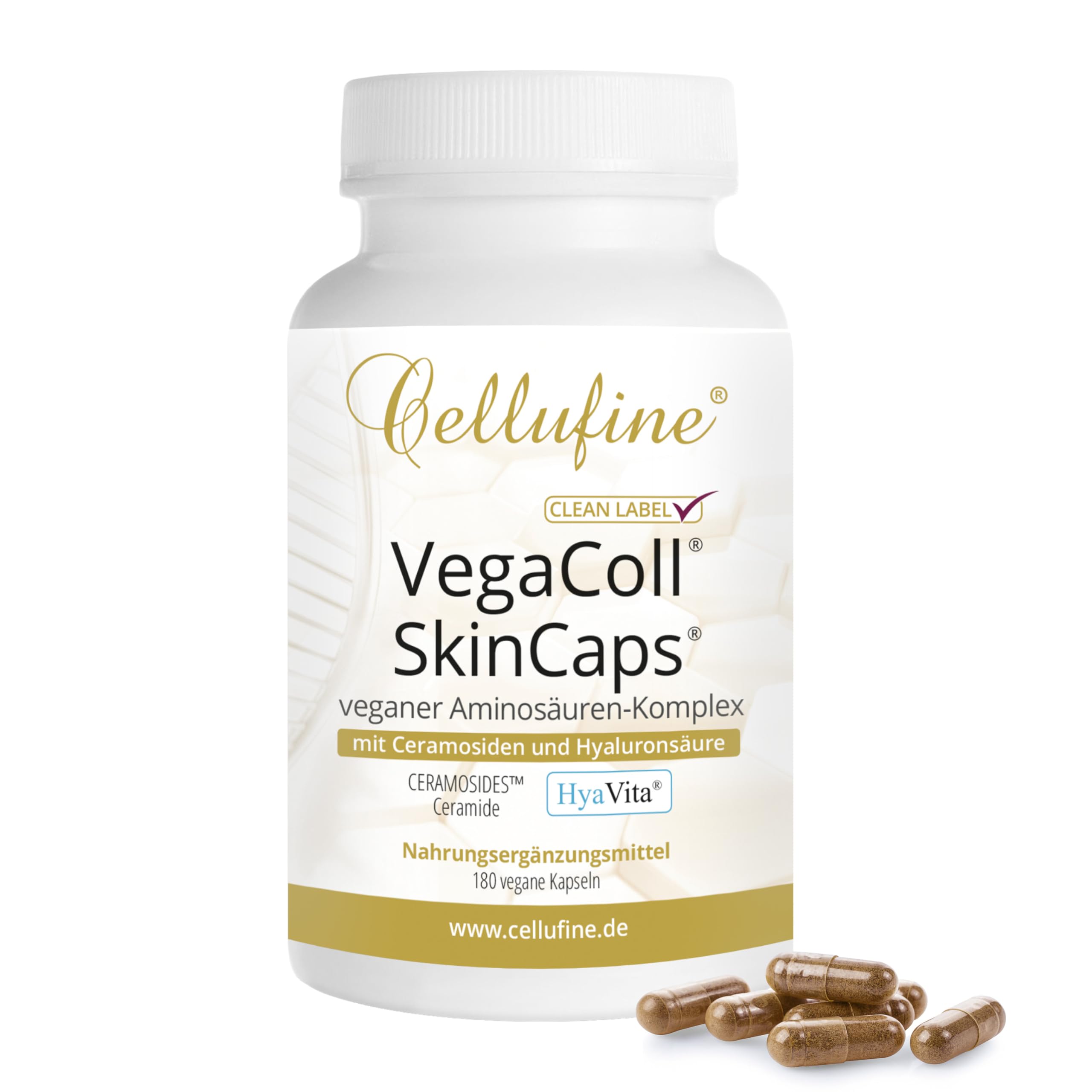 Mua CellufineÂ® VegaCollÂ® SkinCapsÂ® - Vegan Collagen Alternative ...